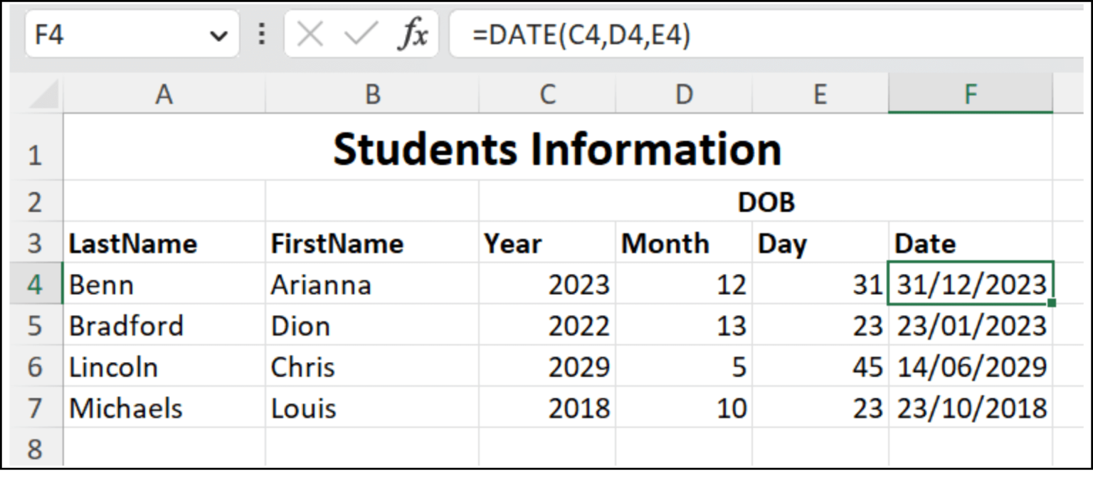 Advanced Excel Functions